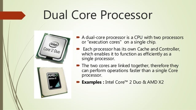 Single Andmulti Core Processor