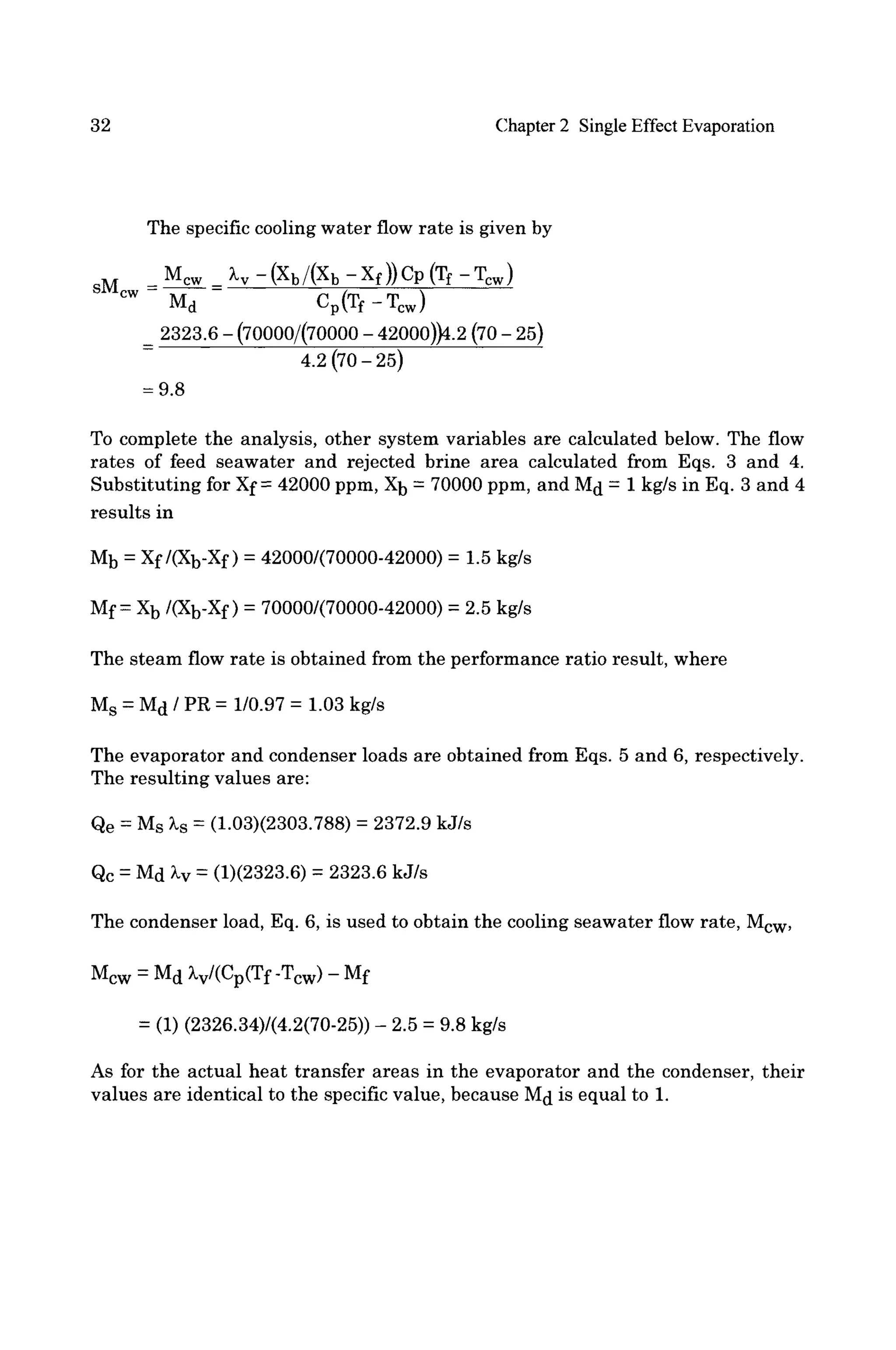 Single effect evaporation | PDF