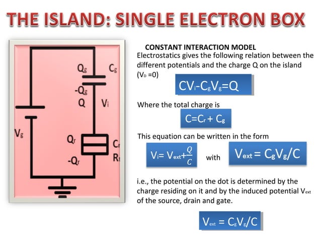 Single electron transistor | PPT
