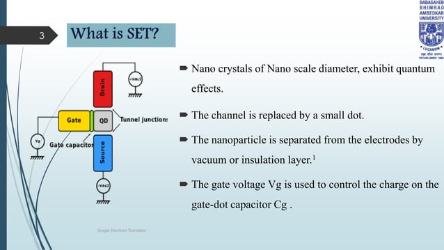 Single Electron Transistor | PPTX