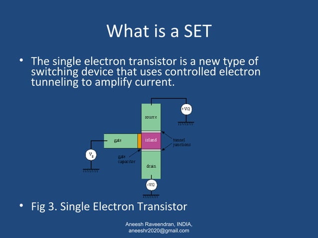 Single_Electron_Transistor_Aneesh_Raveendran | PPT