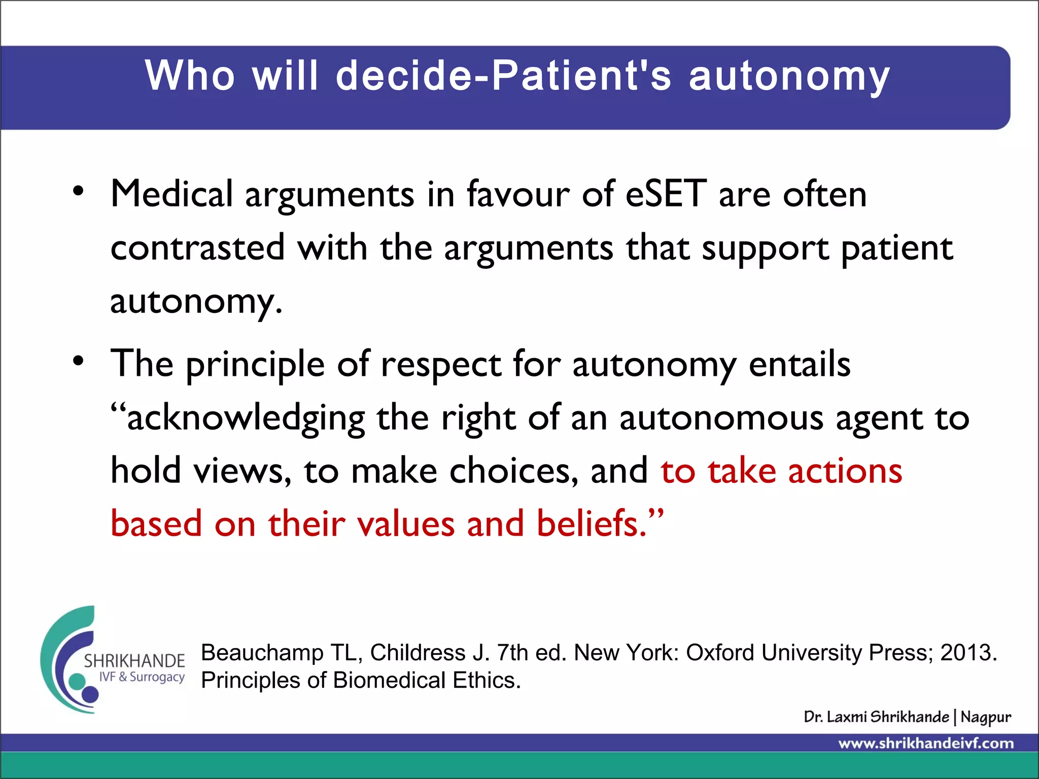 Single Embryo Transfer | PPT