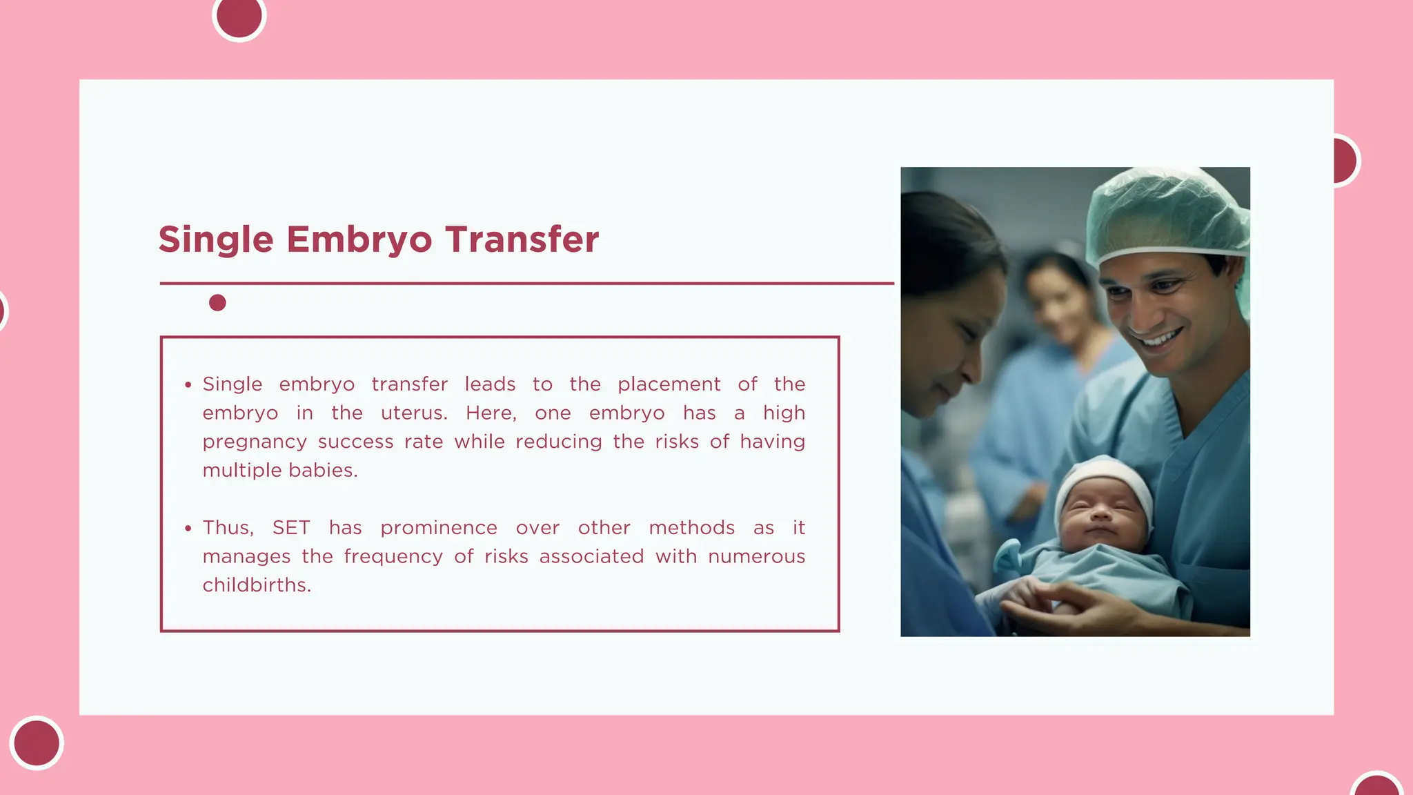 Single Embryo Transfer (SET) vs. Multiple Embryo Transfer Risks and ...