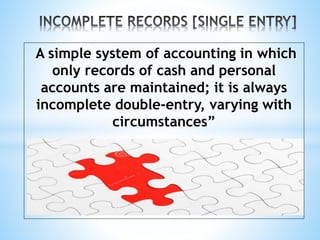 SINGLE ENTRY _INCOMPLETE RECORDS_.pptx