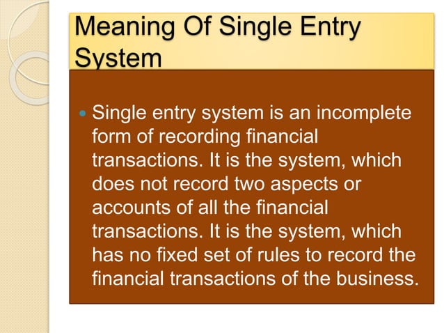 Essentials of single entry System and case study.pptx