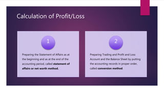 Single entry system 1.1 | PPTX
