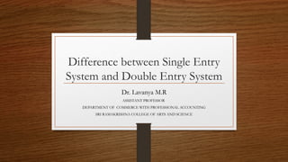 Difference -Single entry Vs Double entry.pptx