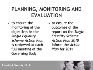 Single equality schemes | PPT