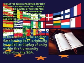 Single european act | PPTX