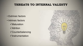 Single factor design | PPTX