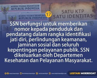 Single Identity Number Program Prioritas Harus Didukung Semua Pihak | PDF
