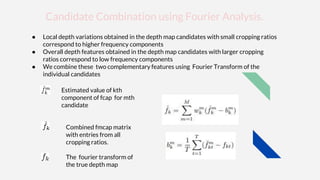 Single Image Depth Estimation using frequency domain analysis and Deep ...