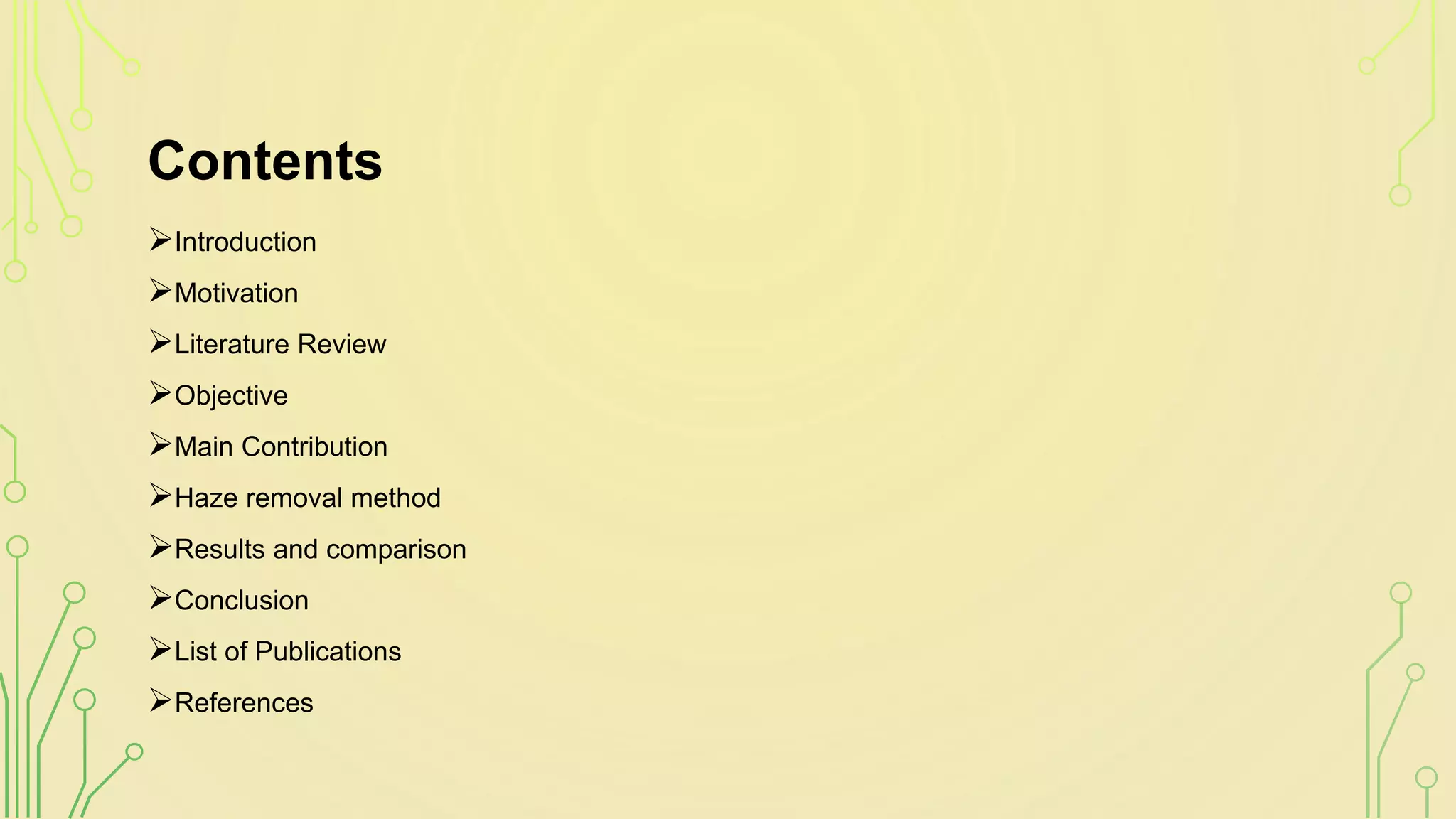 Single image haze removal | PPTX