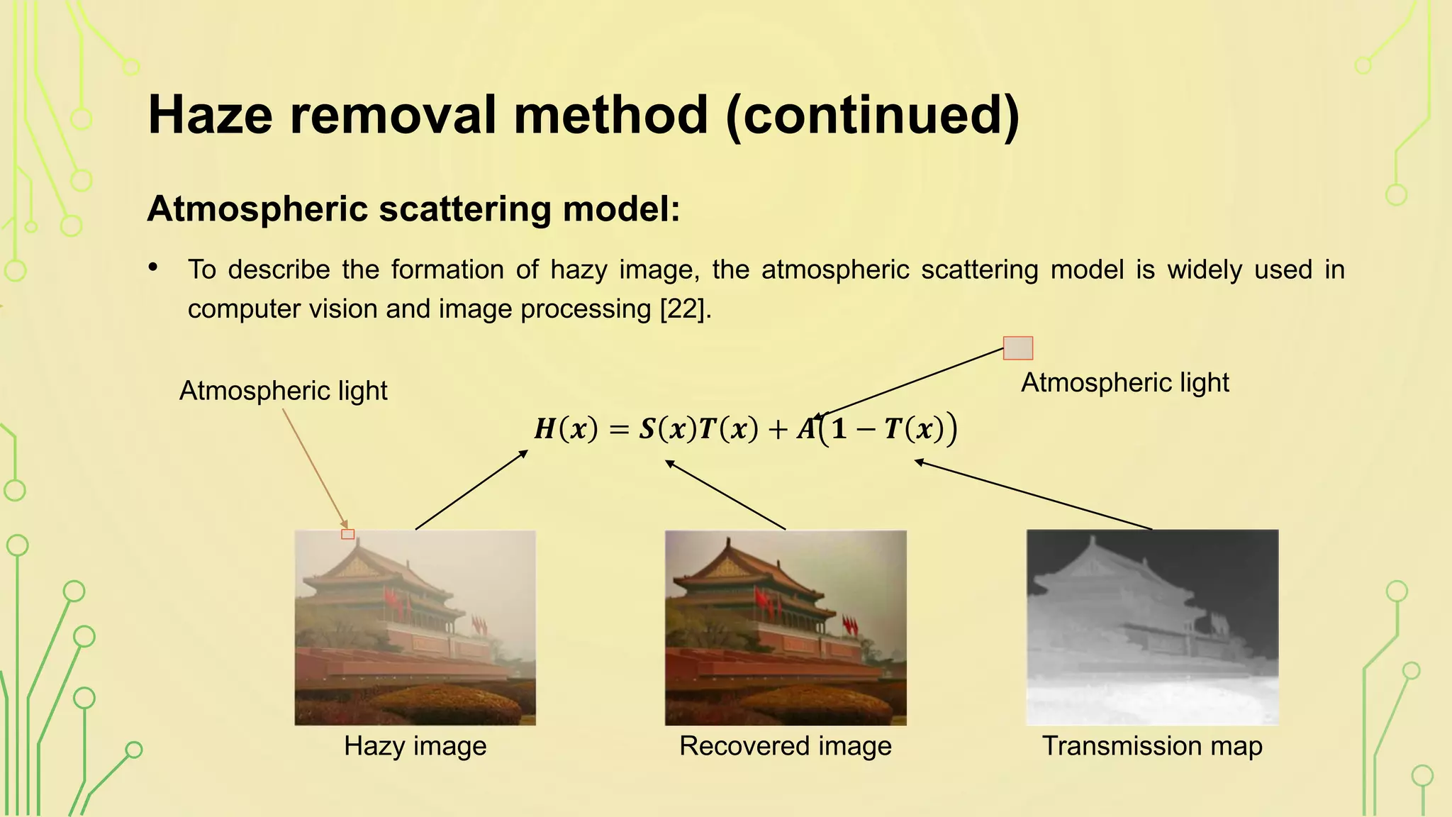 Single image haze removal | PPTX