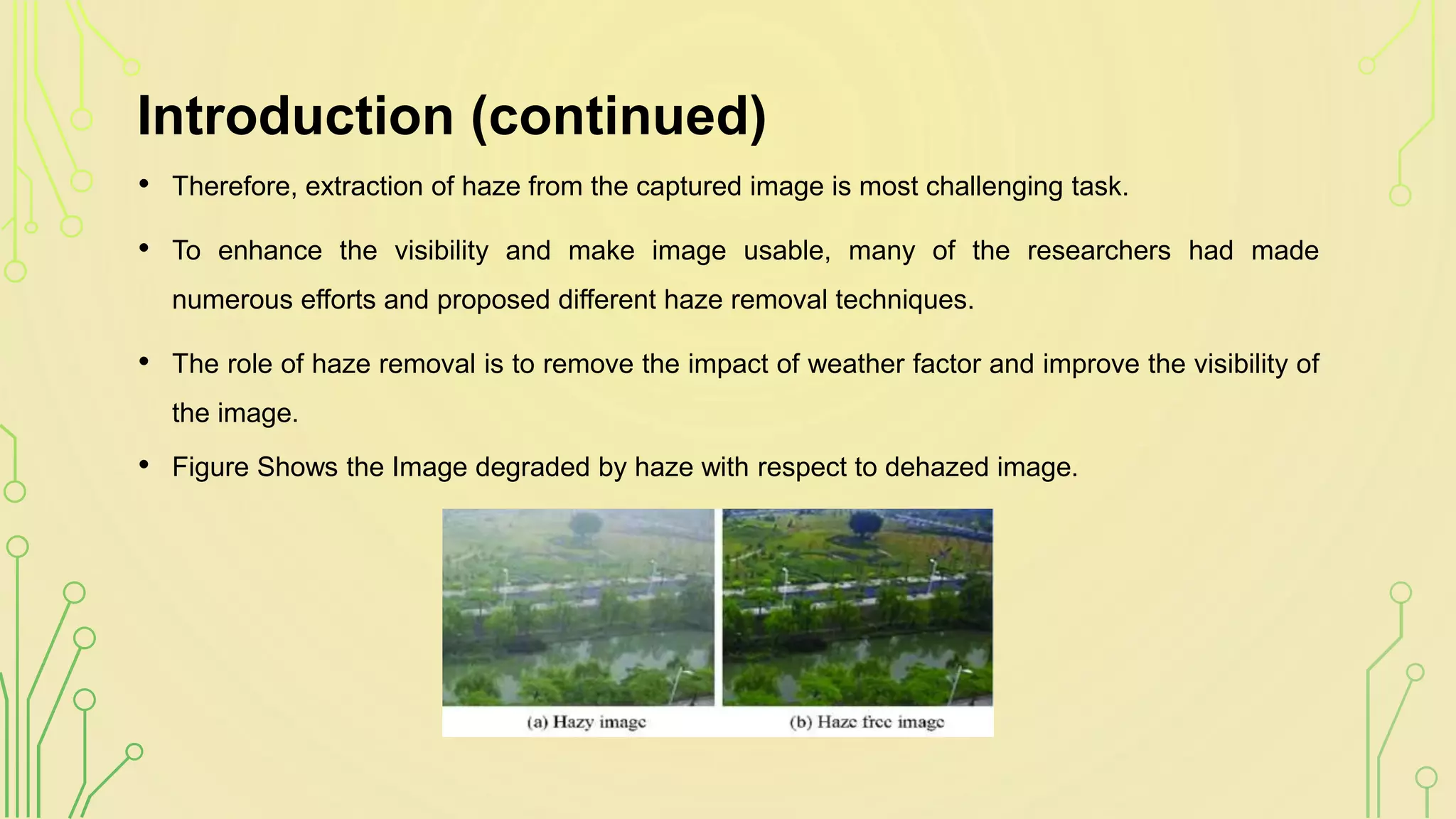 Single image haze removal | PPTX