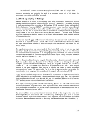 SINGLE IMAGE SUPER RESOLUTION IN SPATIAL AND WAVELET DOMAIN | PDF | Photo Editing Software ...