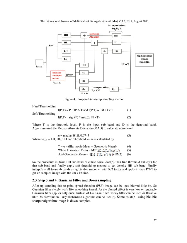 SINGLE IMAGE SUPER RESOLUTION IN SPATIAL AND WAVELET DOMAIN | PDF | Photo Editing Software ...