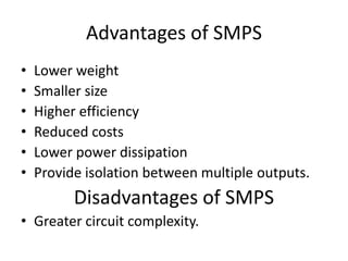 Design of DC-DC Converter for SMPS with Multiple isolated outputs. | PPTX