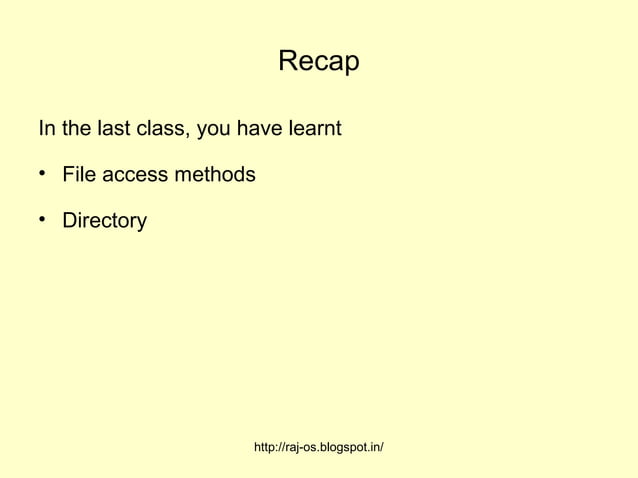 Single level directory structure.55