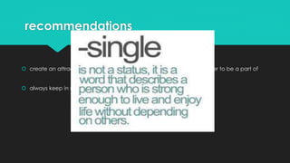 being single in student life is perfect | PPT