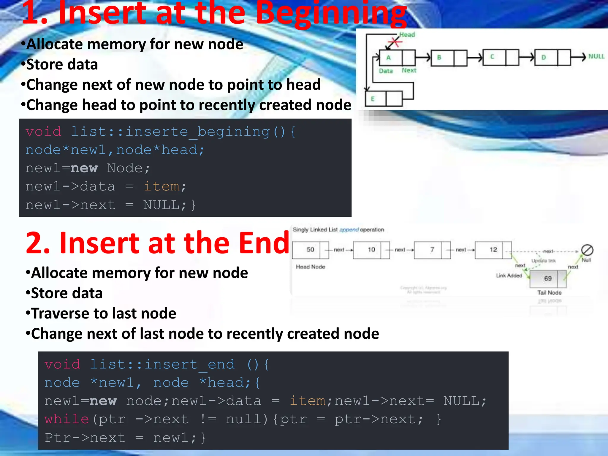 Linked list and its operations - Traversal | PPTX