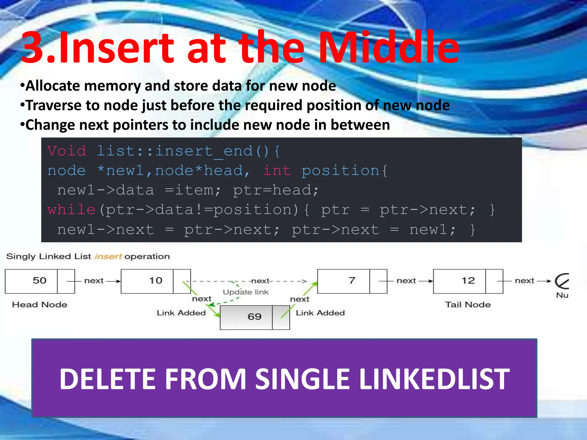 Linked list and its operations - Traversal | PPTX