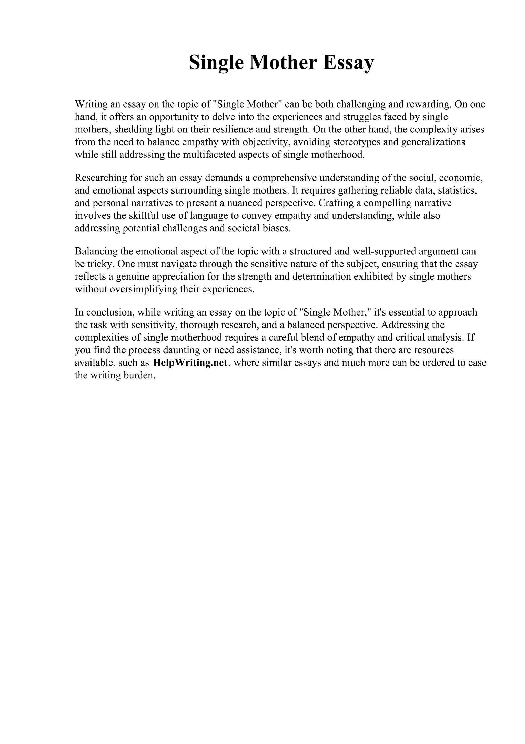 Single Mother Essay.pdf