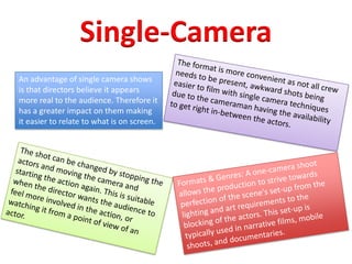 Single mulit camera set up | PPTX