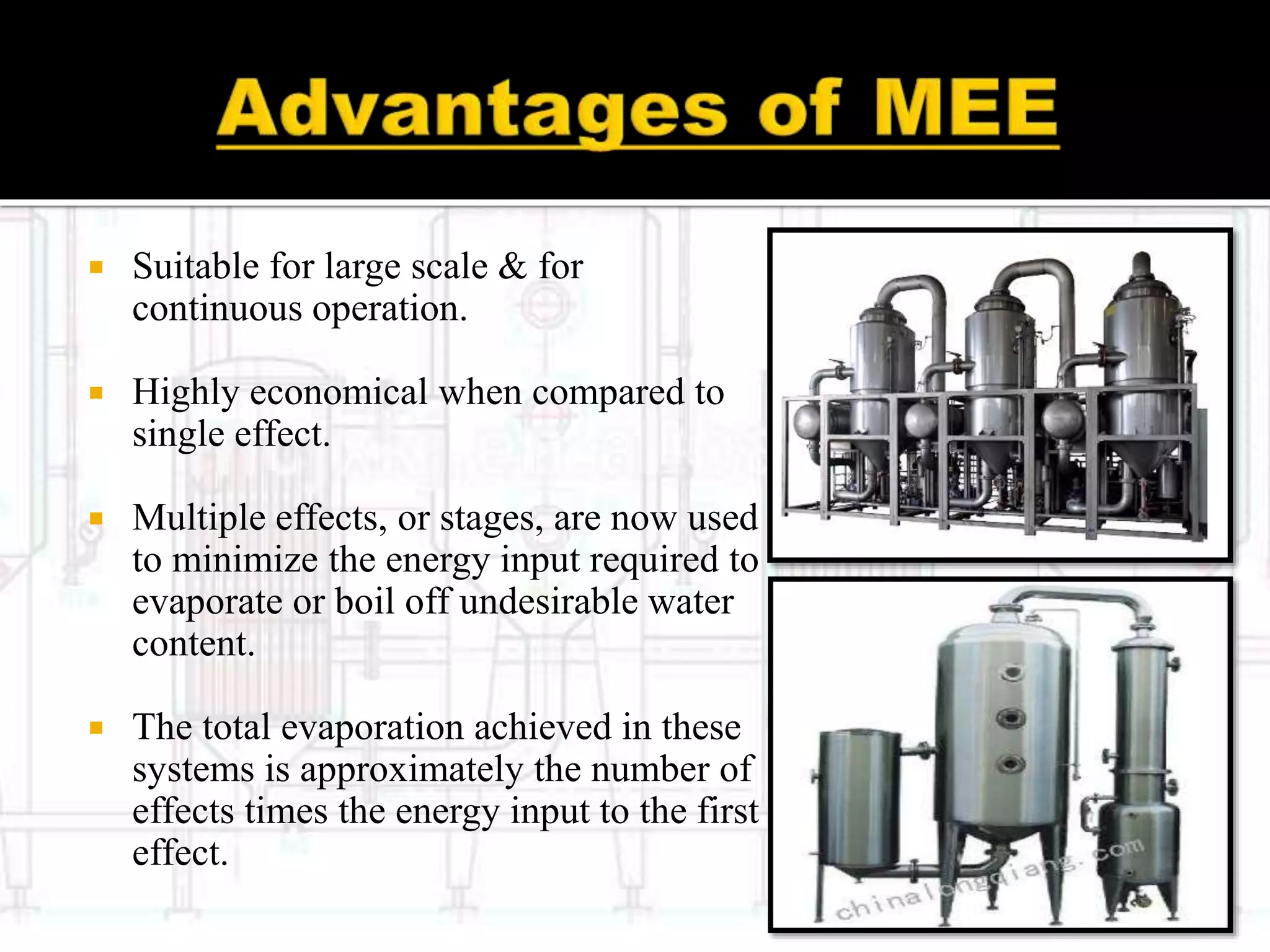 Single and multiple effective evaporator (mee) | PPTX