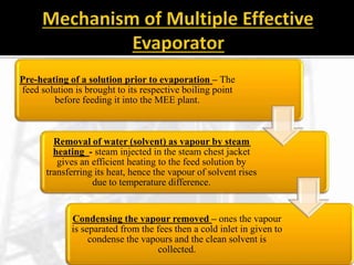 Single and multiple effective evaporator (mee) | PPTX
