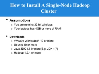 Single node hadoop cluster installation | PDF | Operating Systems | Computer Software and ...
