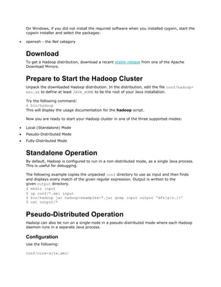 Single node setup | PDF