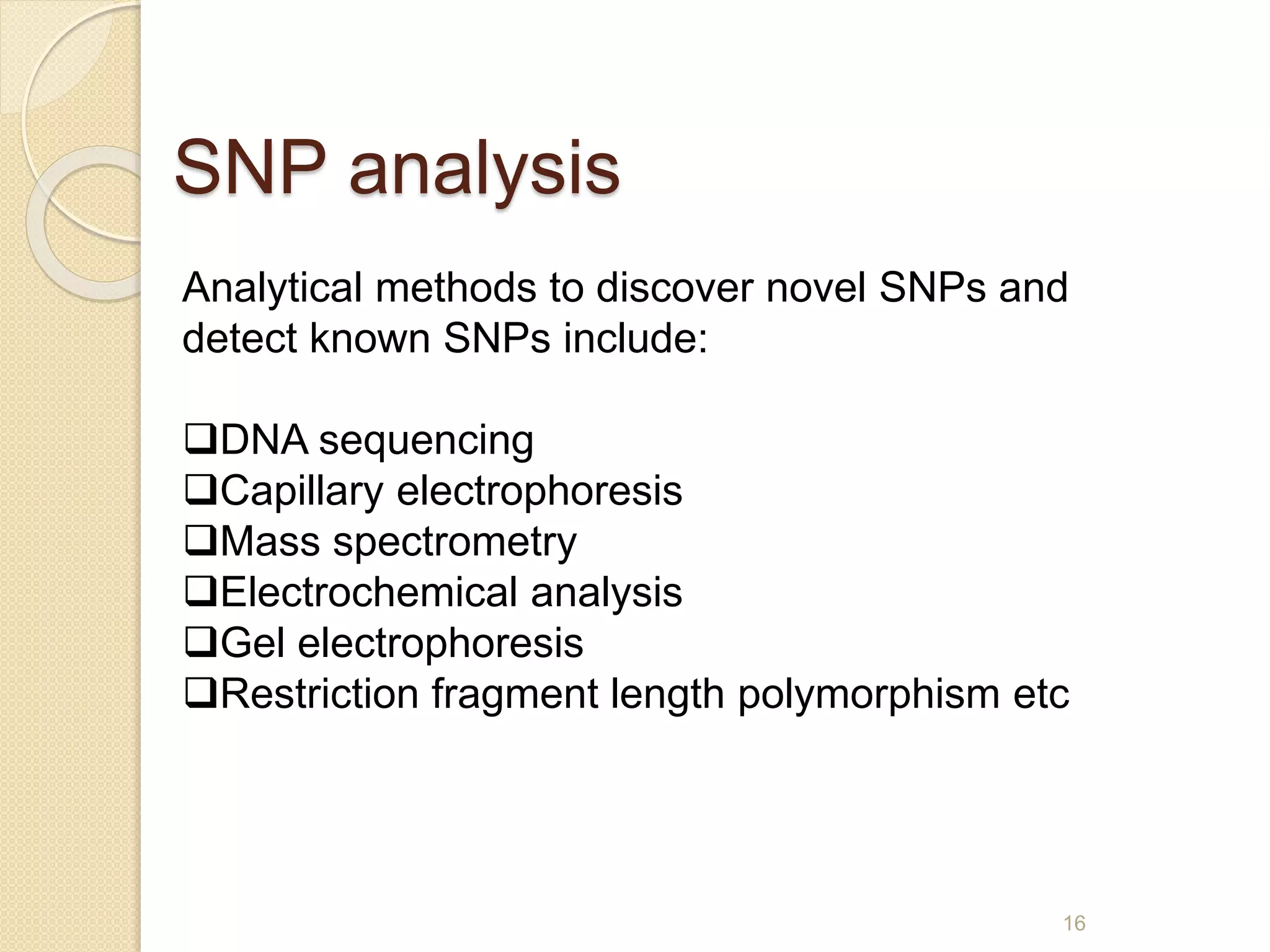 Single nucleotide polymorphism | PPTX