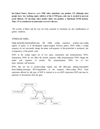 Single nucleotide polymorphism (sn ps) | PDF