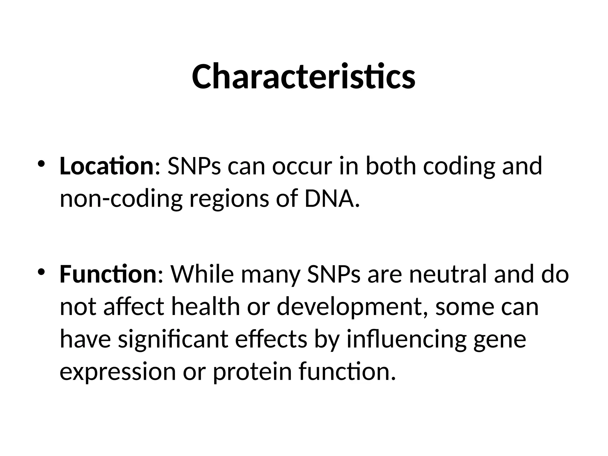 Single Nucleotide Polymorphisms (SNPs).pptx