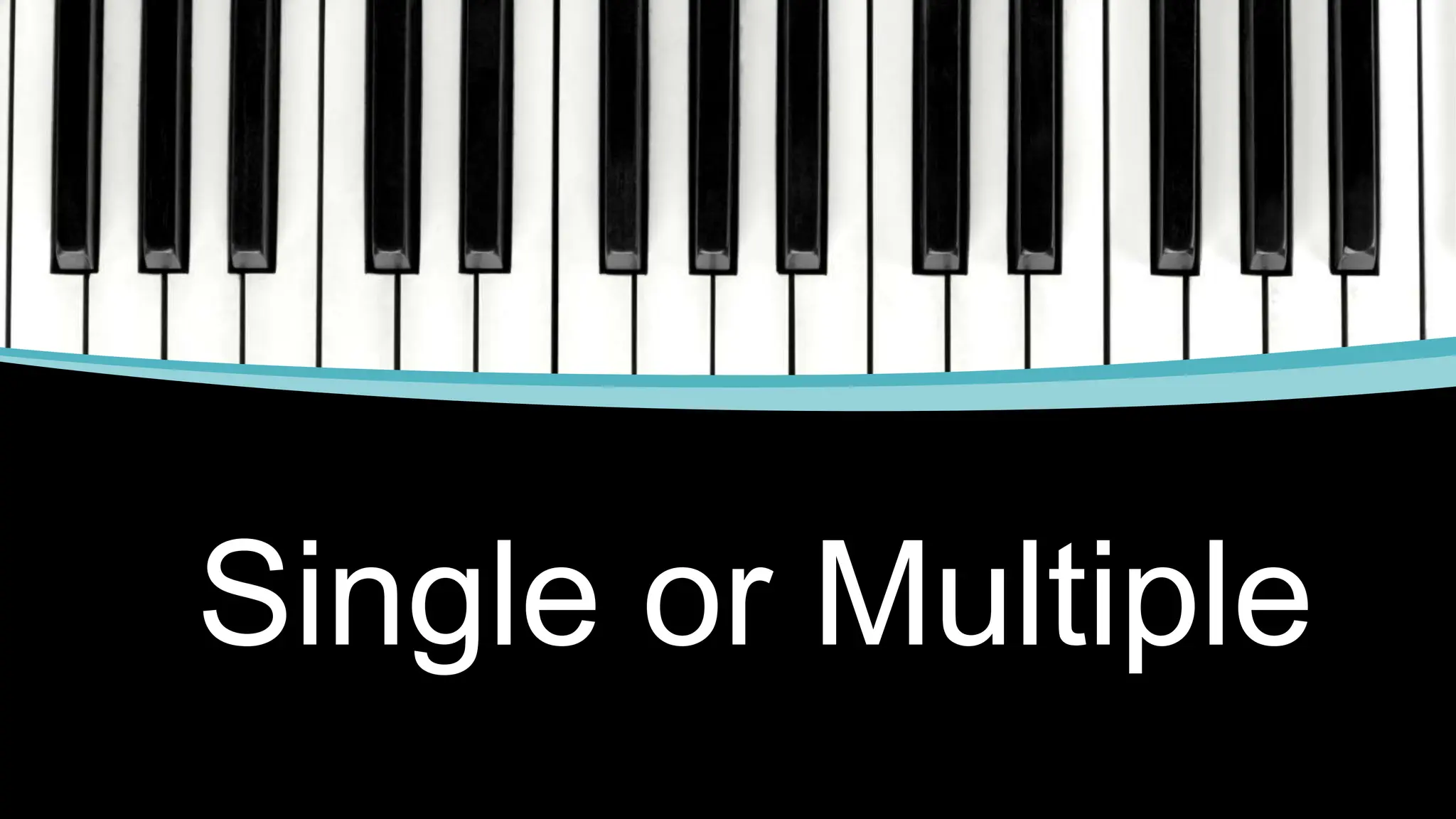 Single or Multiple melodic lines structure | PPTX