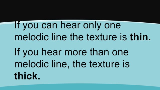 Single or Multiple melodic lines structure | PPTX