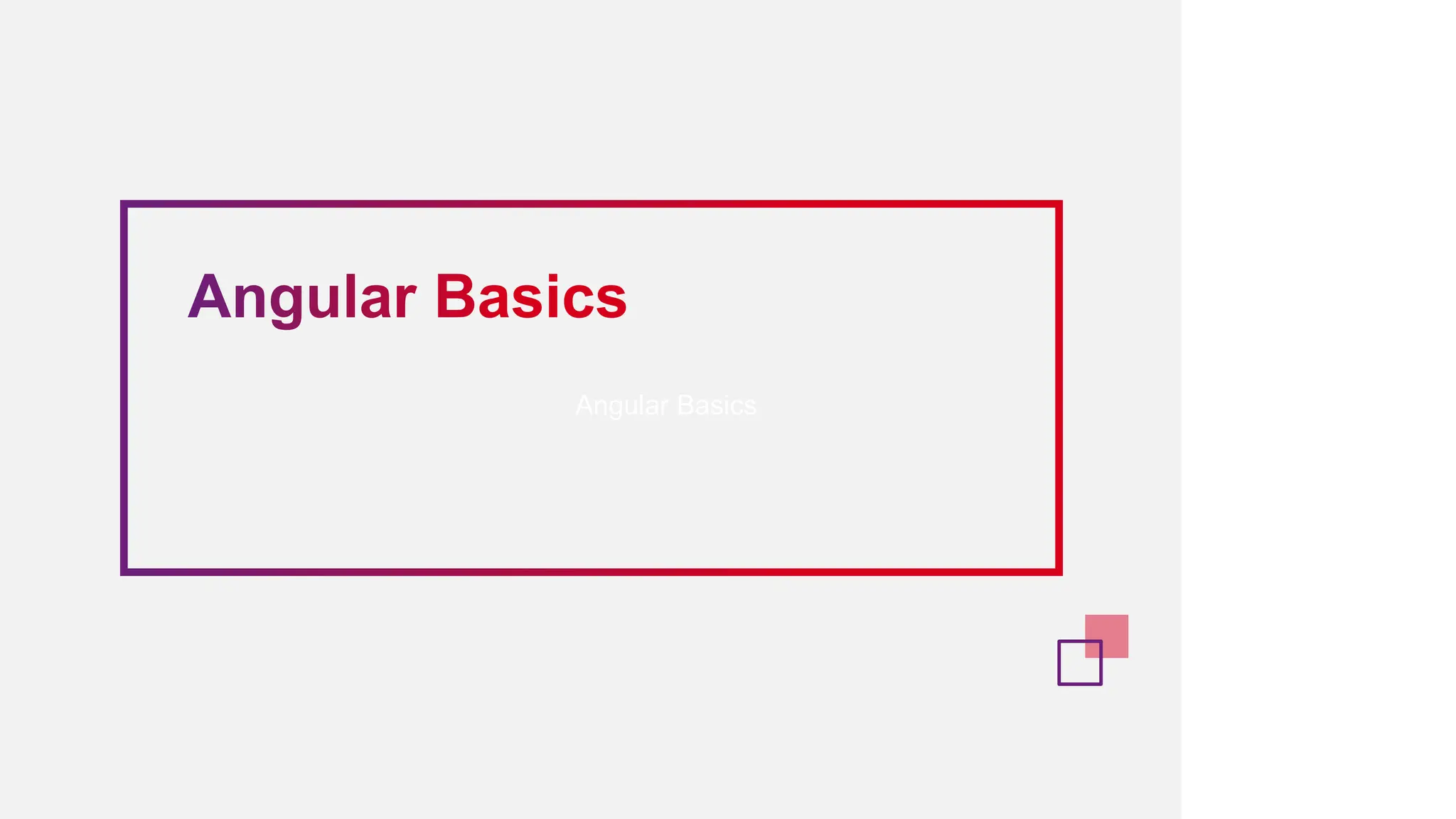 Single Page Angular Application Presentation | PPT Single Page Angular Application Presentation | PPT
