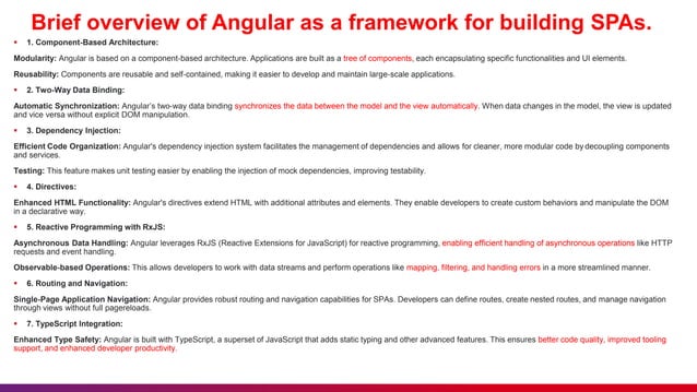 Single Page Angular Application Presentation | PPT Single Page Angular Application Presentation | PPT