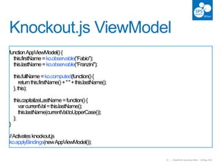 Single page applications & SharePoint | PPTX | Web Development | Internet