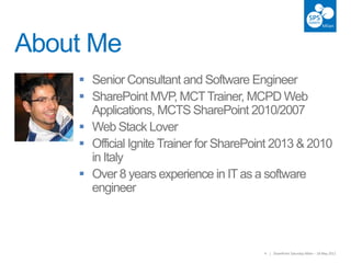 Single page applications & SharePoint | PPTX | Web Development | Internet