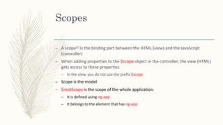 Single Page Applications Workshop Part II: Single Page Applications using AngularJS | PPT