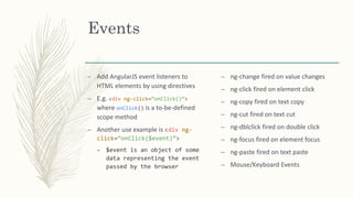 Single Page Applications Workshop Part II: Single Page Applications using AngularJS | PPT