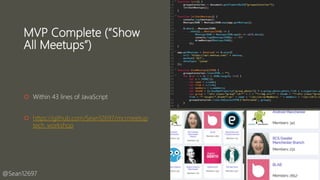 Single Page Web App | PPTX | Web Development | Internet
