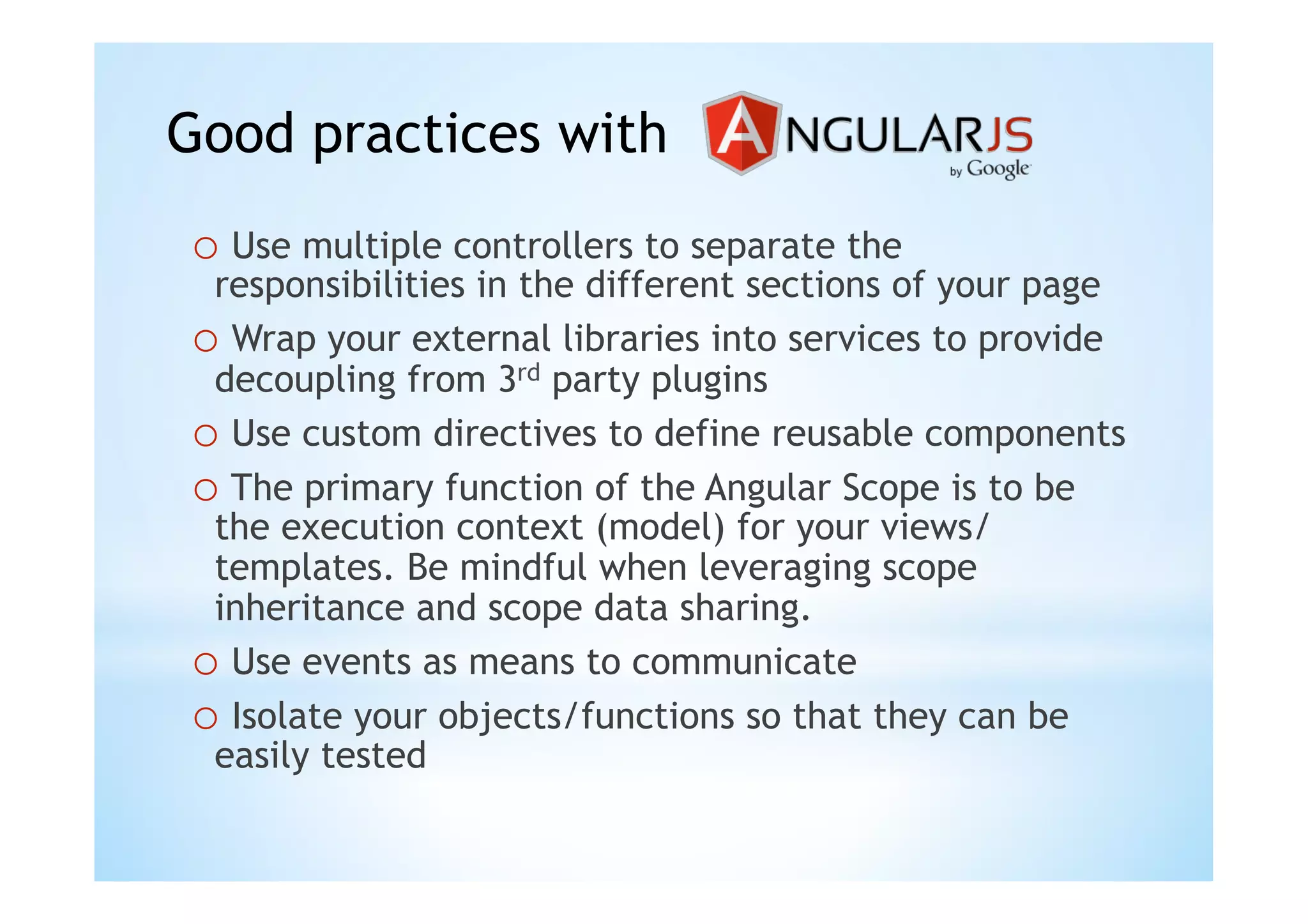 Single page webapps & javascript-testing | PPT