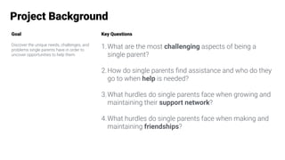 Single Parent Research Presentation - Mo Goltz | PDF