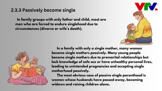 SINGLE PARENTS LONE PARENTHOOD: RESPONSIBILITY | PPTX