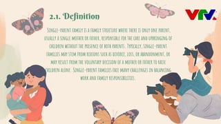 SINGLE PARENTS LONE PARENTHOOD: RESPONSIBILITY | PPTX