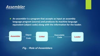 Single pass assembler | PPTX | Programming Languages | Computing