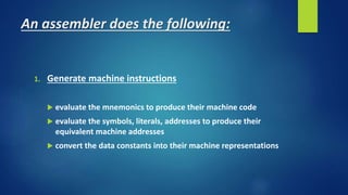 Single pass assembler | PPTX